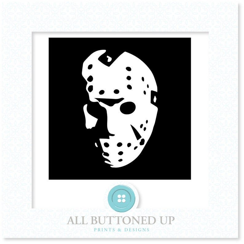 Jason Mask Digital Cut File: Svg Dxf - Etsy