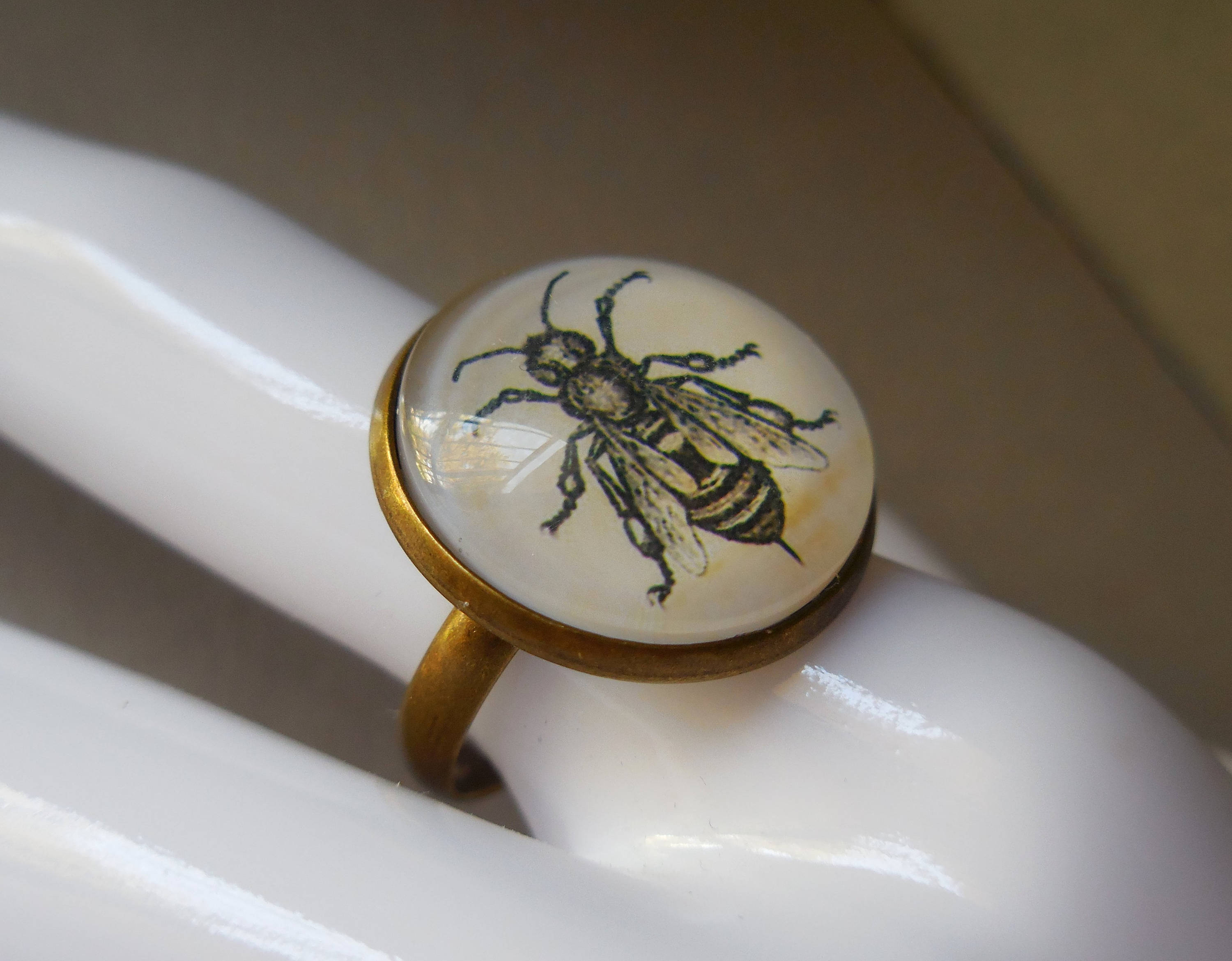 Wasp Ring Victorian Bee Ring Insect Jewelry Bug Insect Jewelry Sting ...