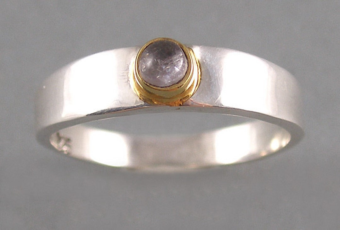 Rare Hackmanite Ring: Sterling Silver, 24k Gold, Sizes 5, 6, or 7 - Etsy