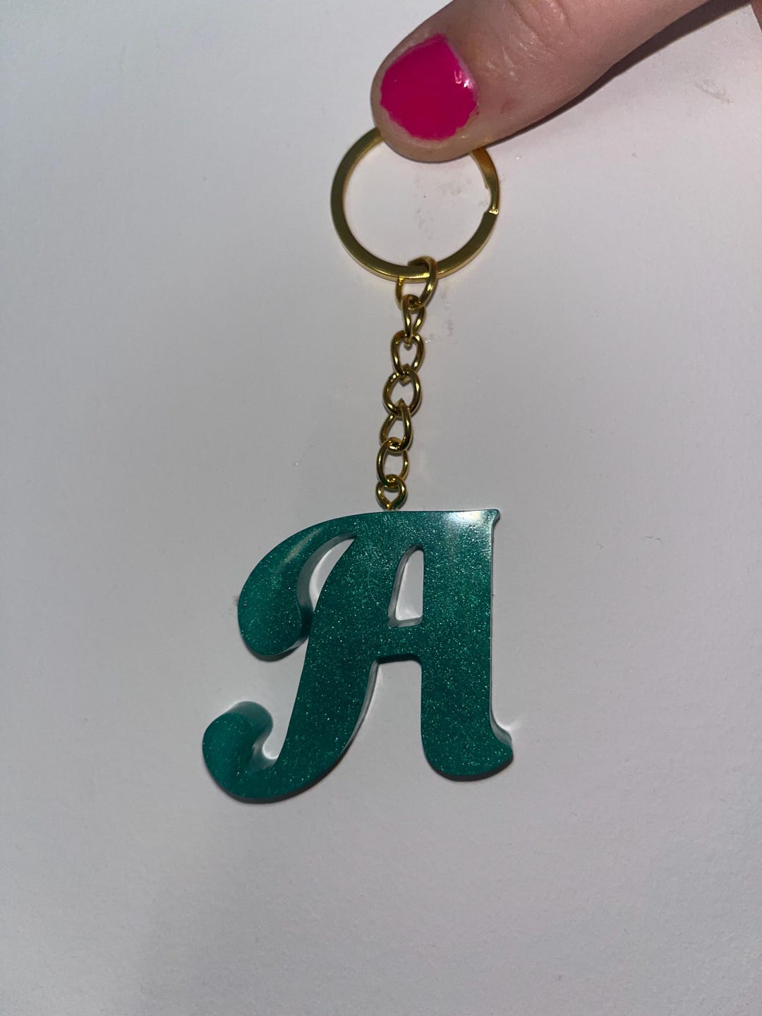 Letter Keyrings - Etsy