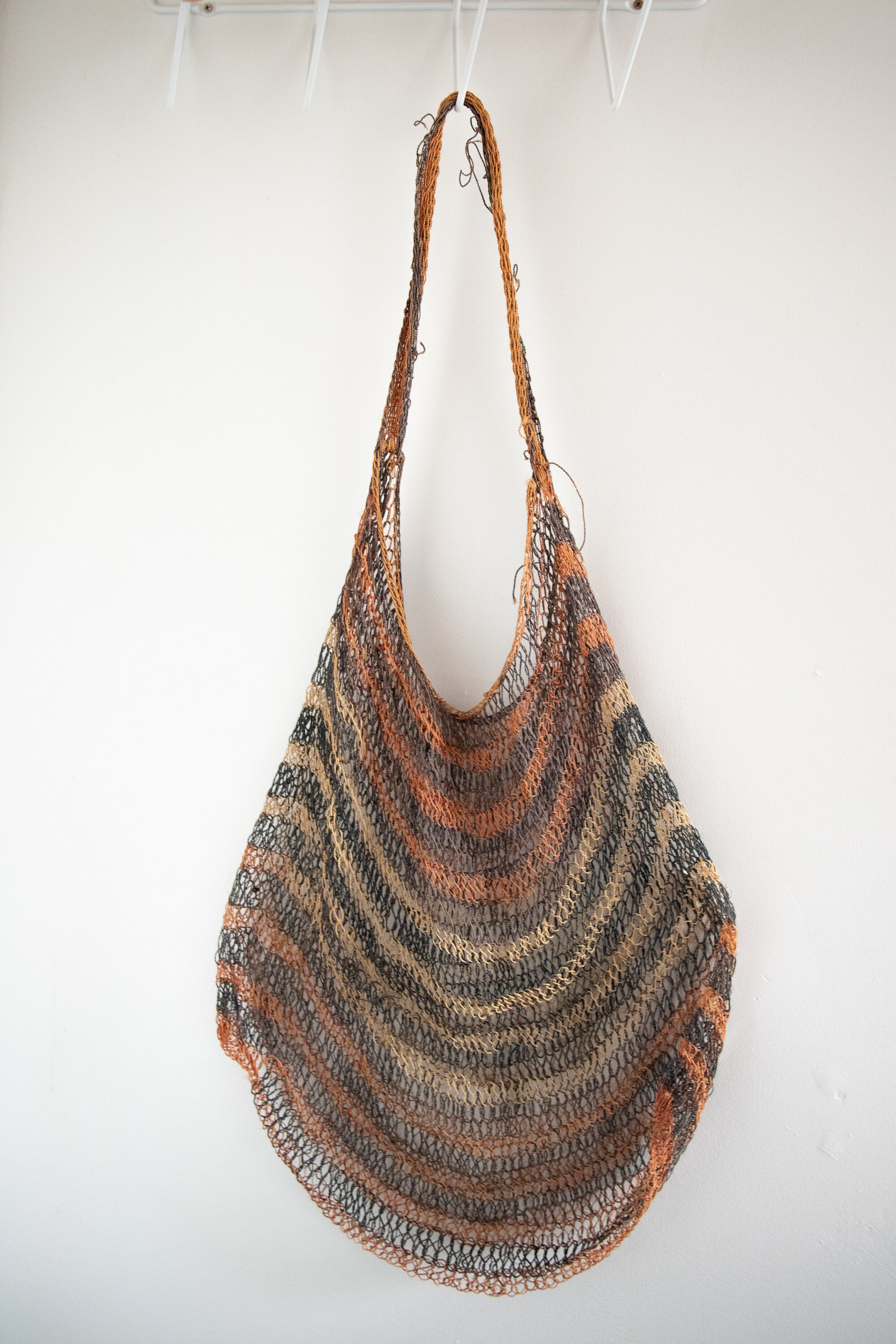 Papua New Guinea Bilum Shoulder Bag - Handwoven Tribal Craft - Etsy