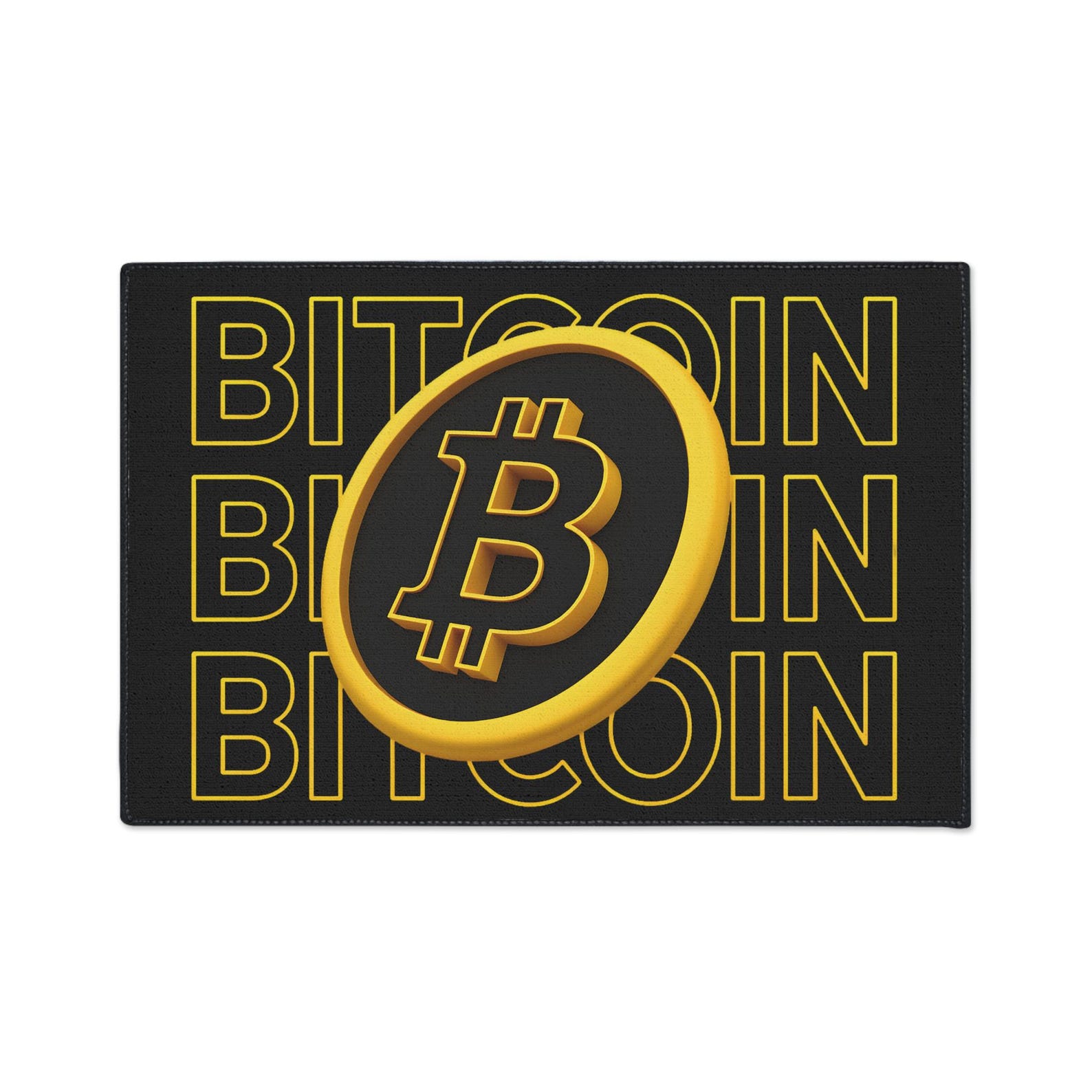 Bitcoin Rug: Crypto Trader Office Decor, HODL Accent Mat - Etsy
