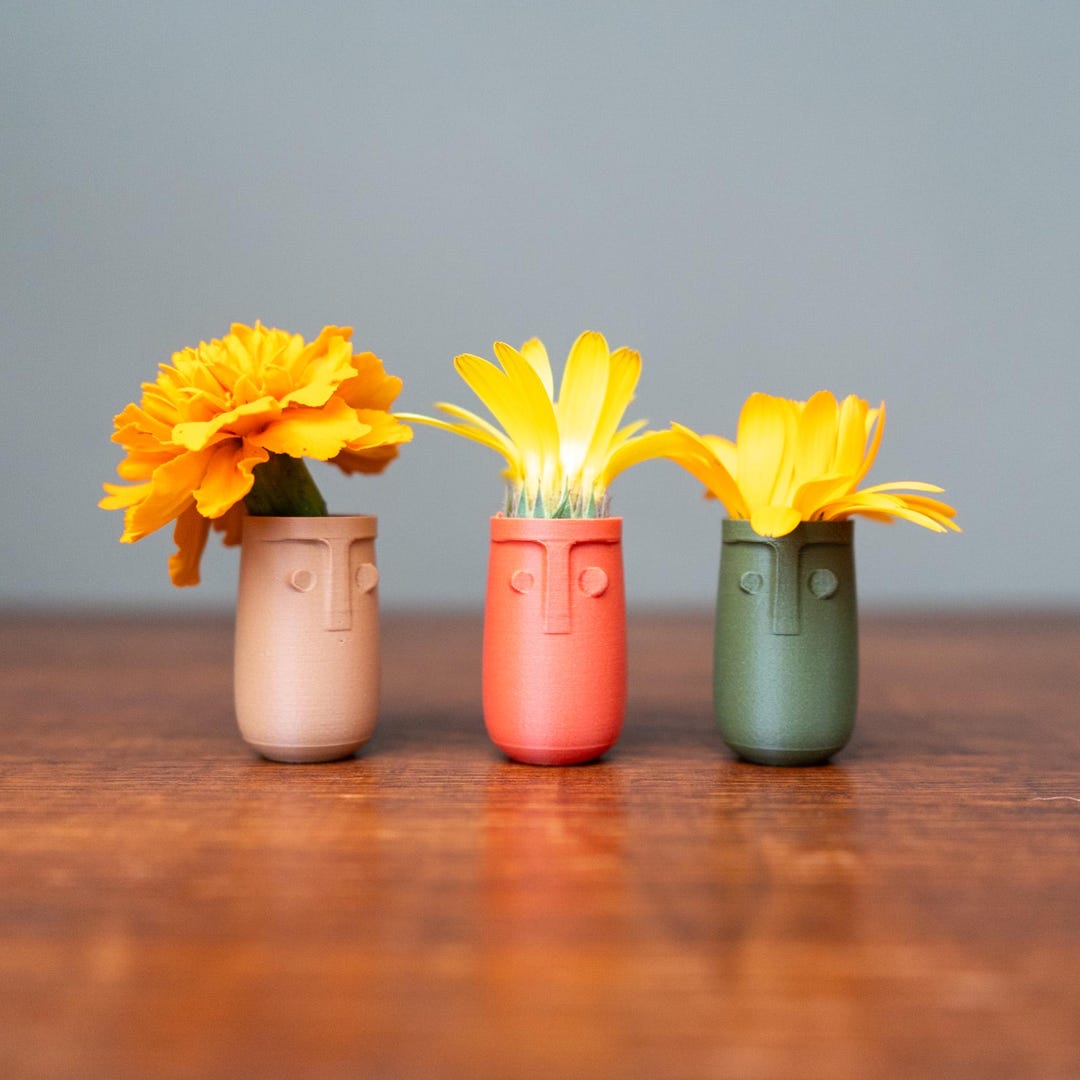 Magnetic Vase, Mini Minimal Vase, Modern Mini Vase, Decorative Vase ...