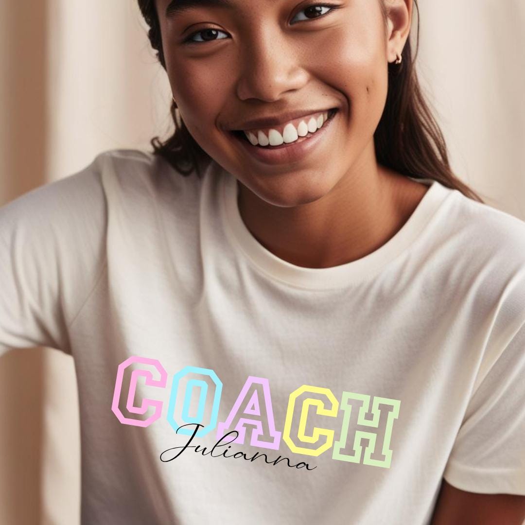 Customizable Coach Tshirt Design SVG & PNG | Coach PNG | Coach Svg ...
