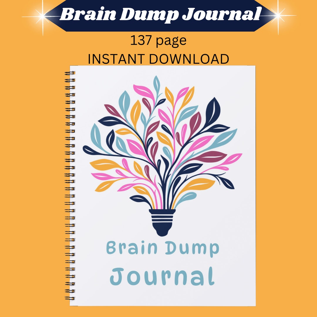 EDITABLE Brain Dump Journal, Printable Brain Dump Journal, ADHD ...