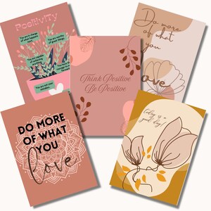 Mental Health Art Printable Gallery Wall Set 40 Prints boho self-love ...