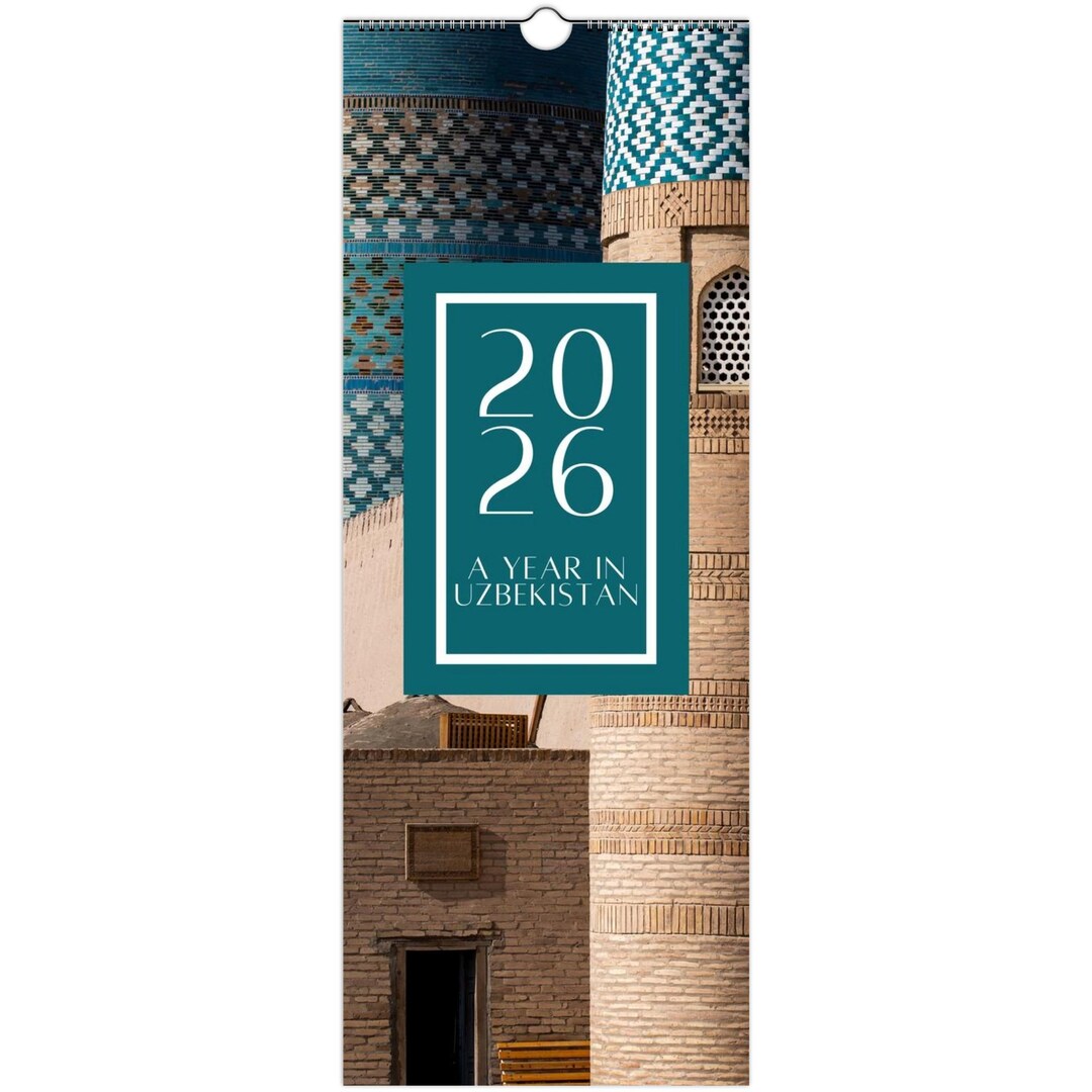 Calendar - 2026 A Year in Uzbekistan - Etsy