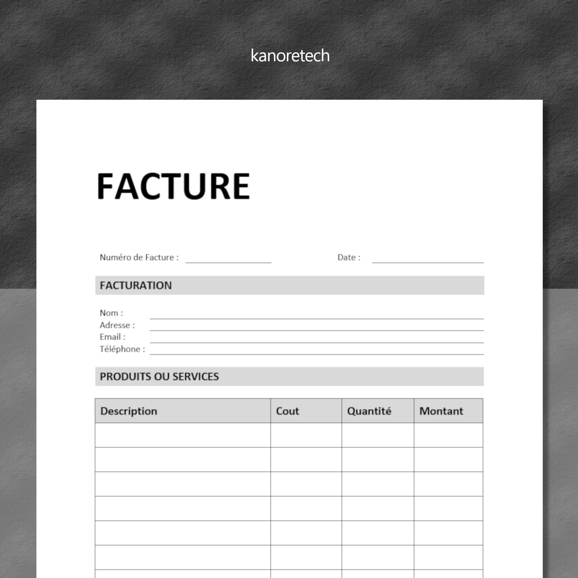 Modèle de facture et devis professionnel disponible sur Open Office ...