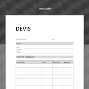 Professional Invoice and Quote Template Available on Open Office, Word ...