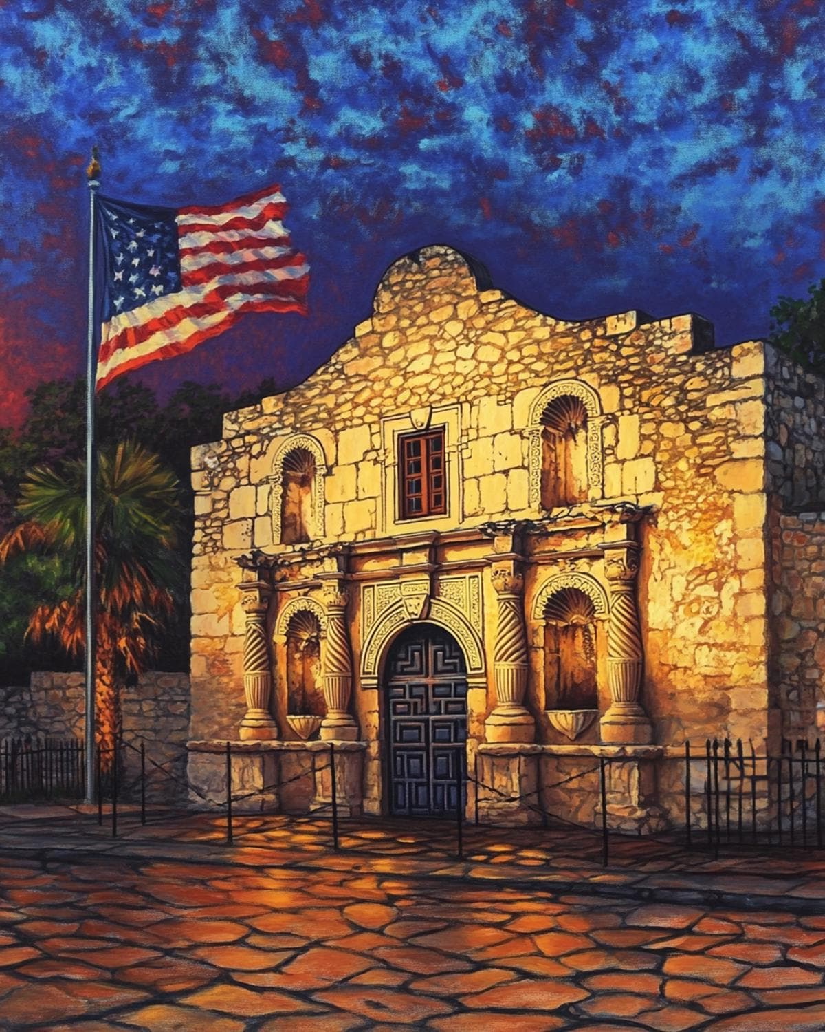 Historic Alamo at Dusk | the Shrine of Texas Liberty | the Alamo ...