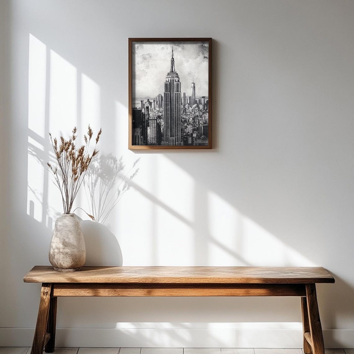 Drawing of Empire State Building | Empire State Building Illustration ...