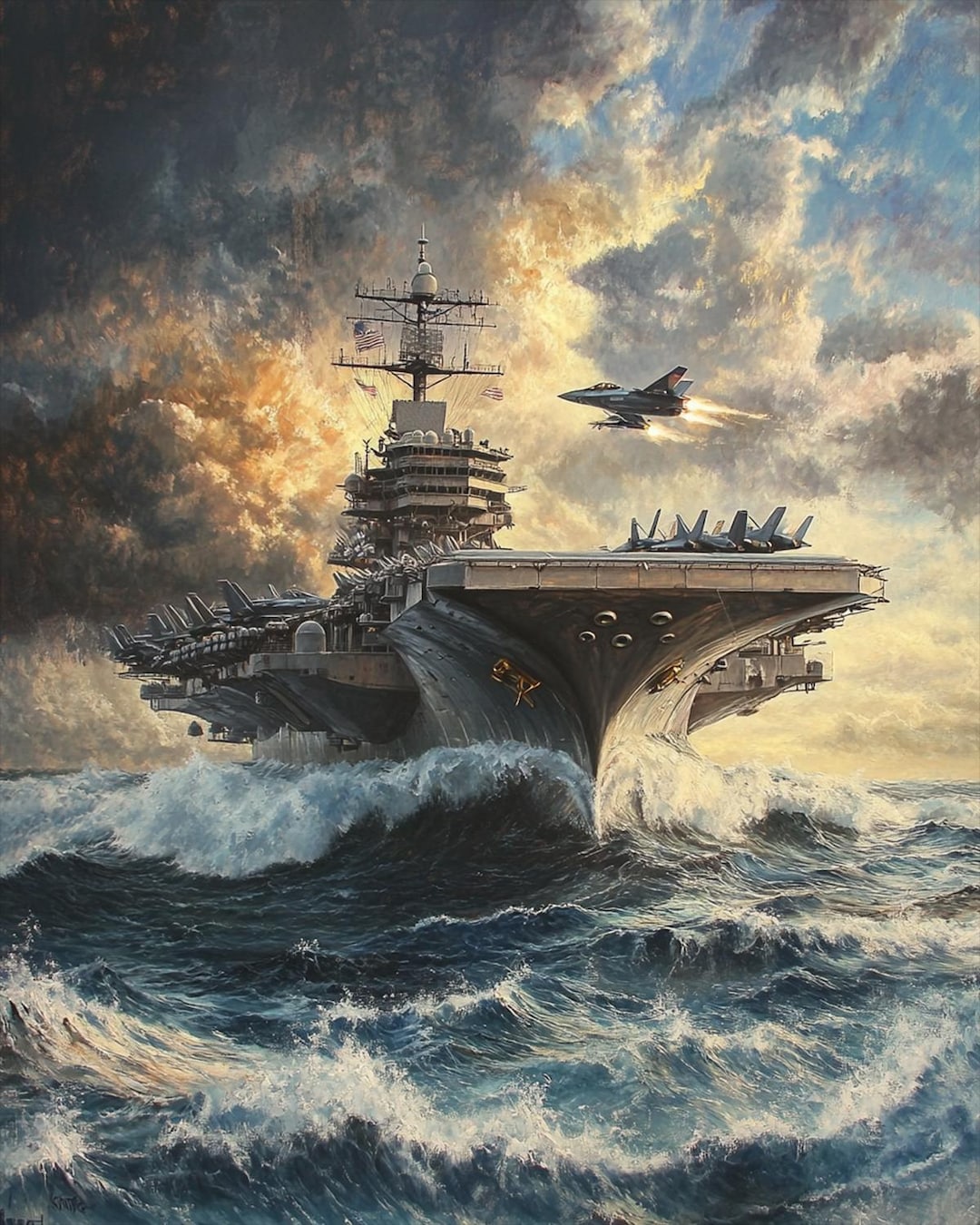 King of the Seas Aircraft Carrier | Floating Airfield | Strike Carrier ...