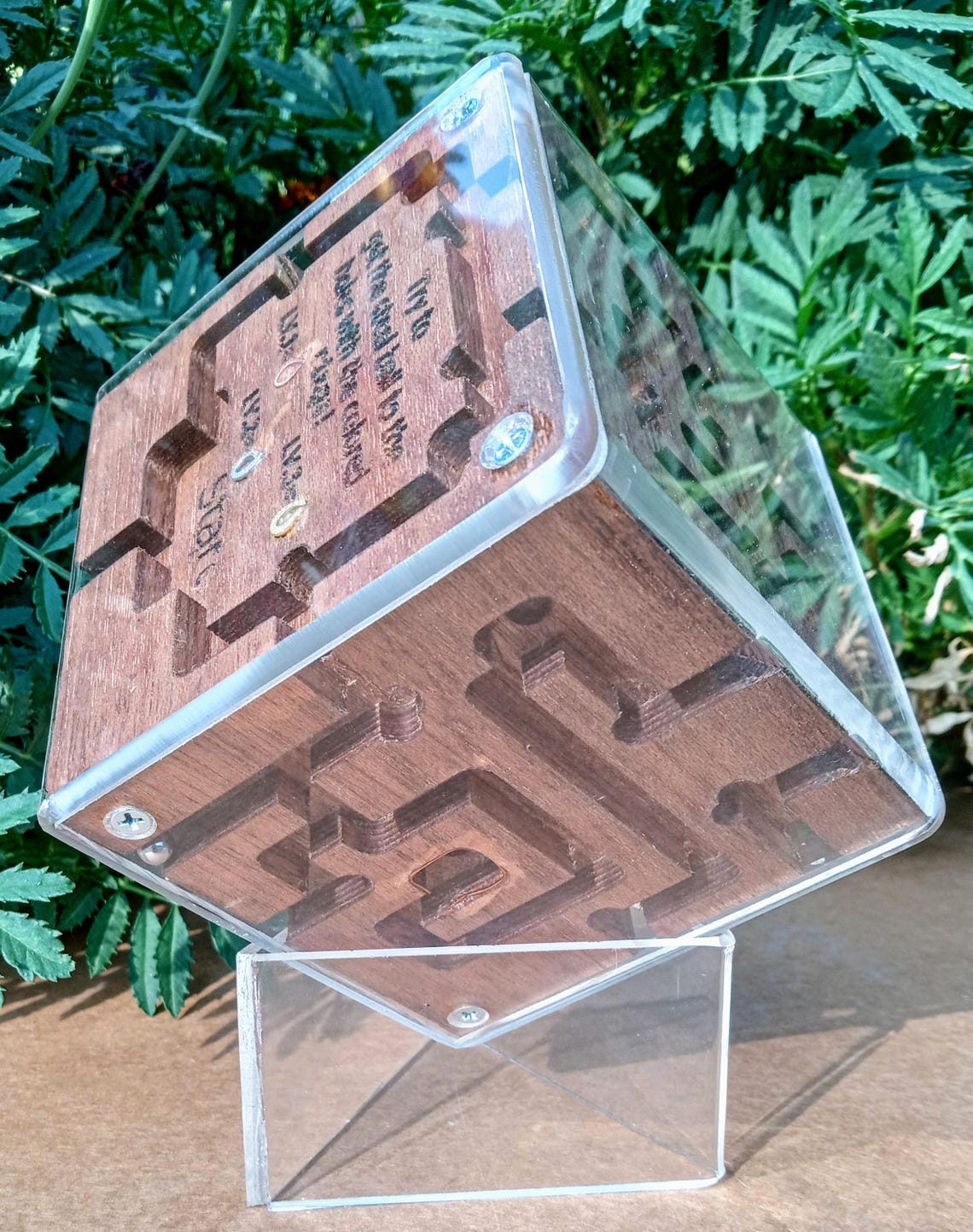 Hand Held Maze Cube - Puzzle Maze - Kid's Puzzle Game - Maze Gift ...