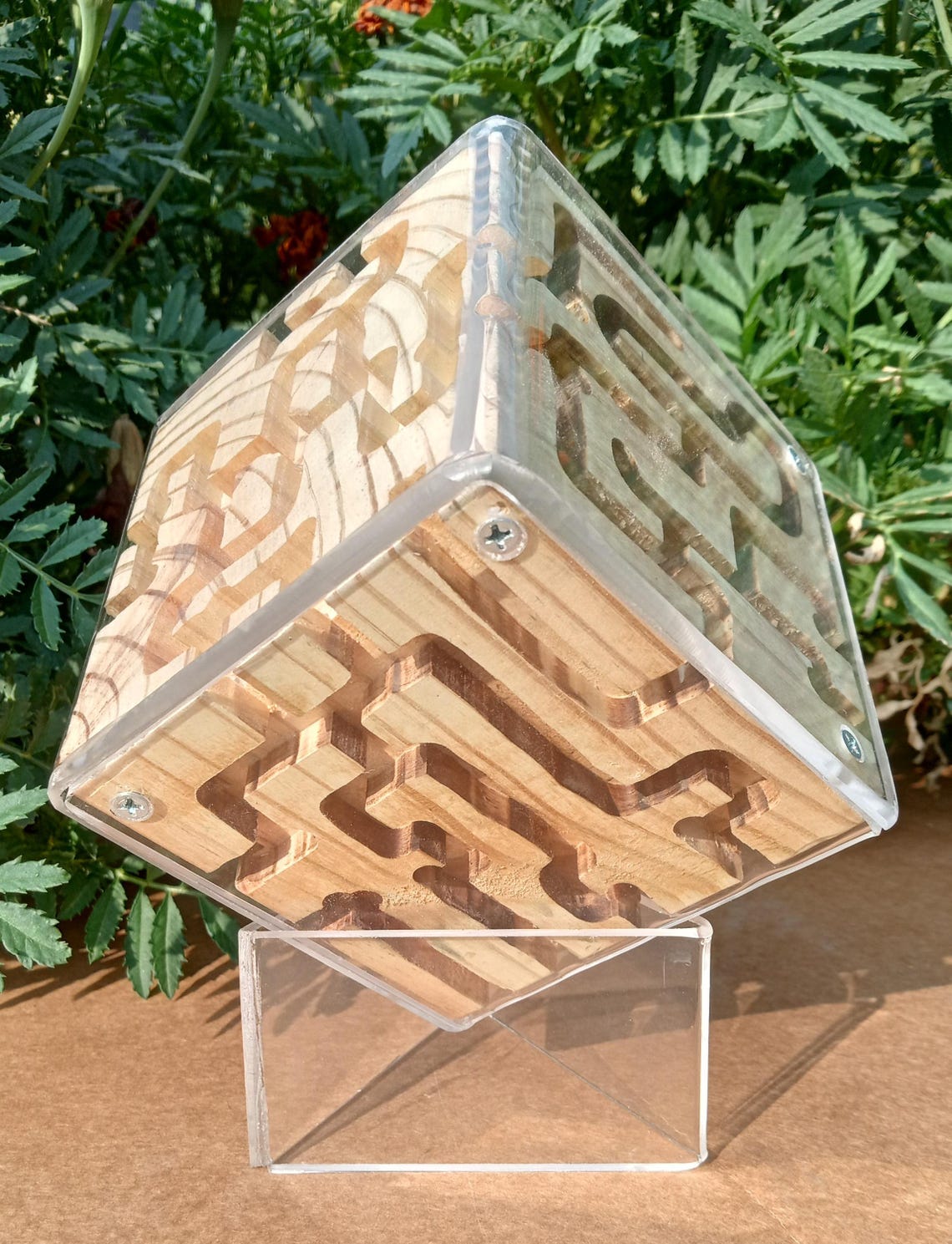 Hand Held Maze Cube - Puzzle Maze - Kid's Puzzle Game - Maze Gift ...