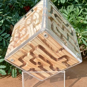 Hand Held Maze Cube - Puzzle Maze - Kid's Puzzle Game - Maze Gift ...