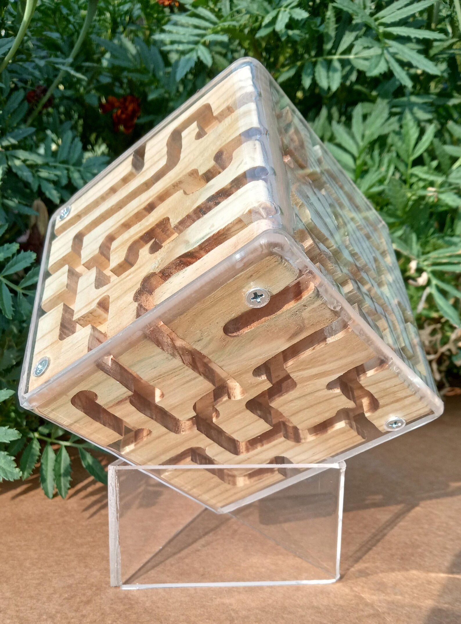 Hand Held Maze Cube - Puzzle Maze - Kid's Puzzle Game - Maze Gift ...