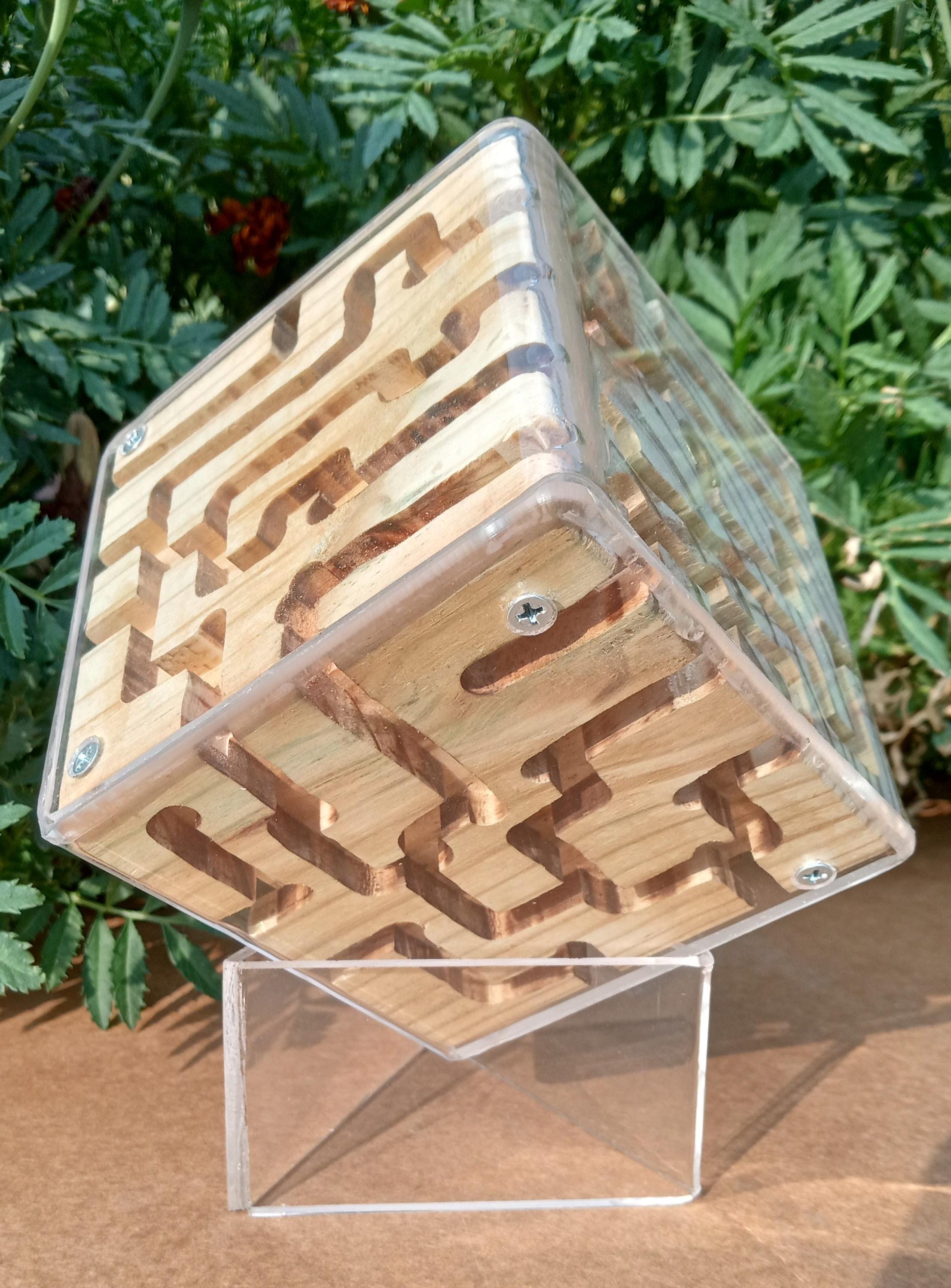 Hand Held Maze Cube - Puzzle Maze - Kid's Puzzle Game - Maze Gift ...