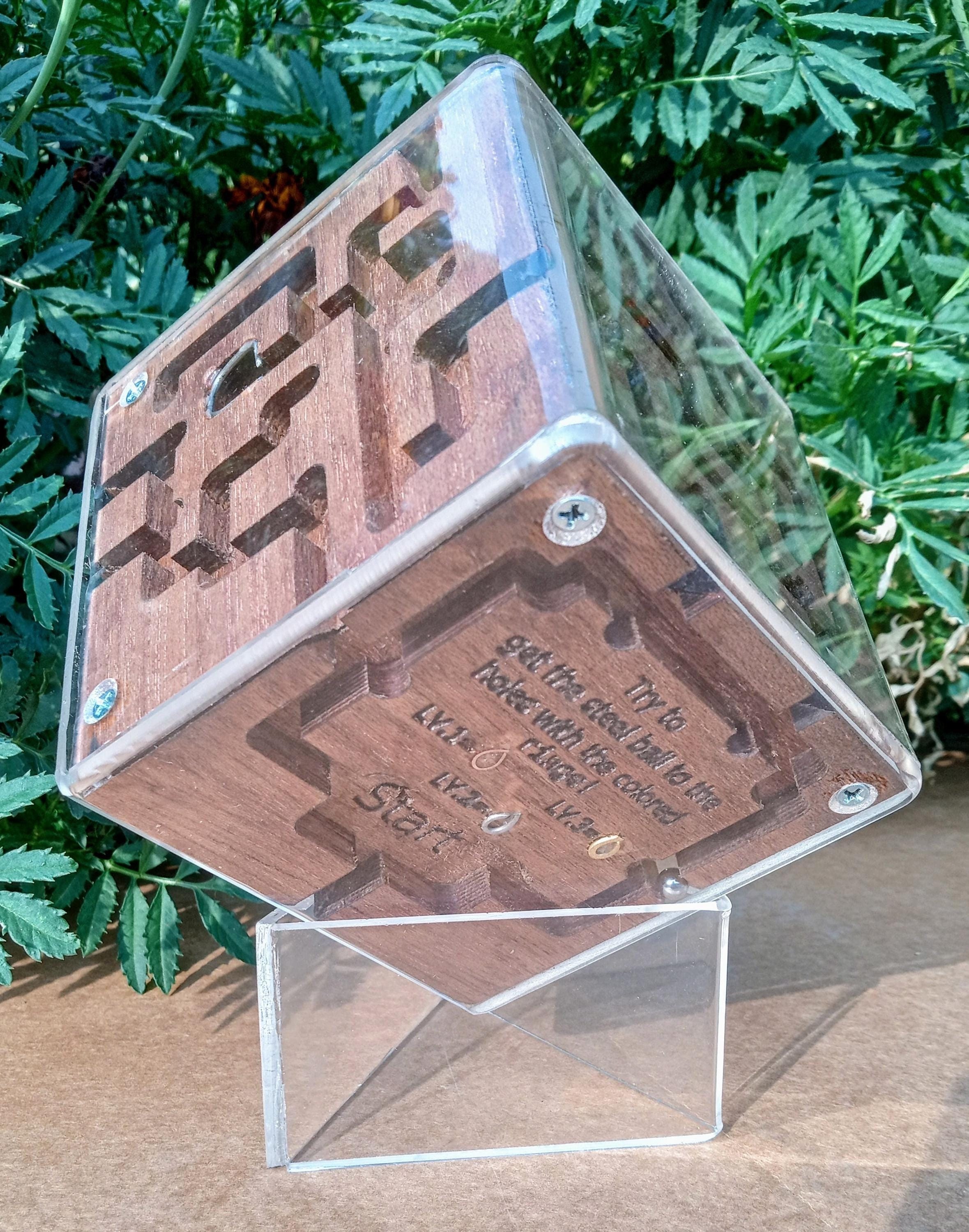 Hand Held Maze Cube - Puzzle Maze - Kid's Puzzle Game - Maze Gift ...