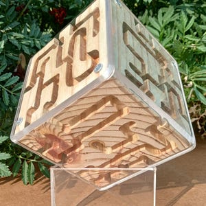 Hand Held Maze Cube - Puzzle Maze - Kid's Puzzle Game - Maze Gift ...