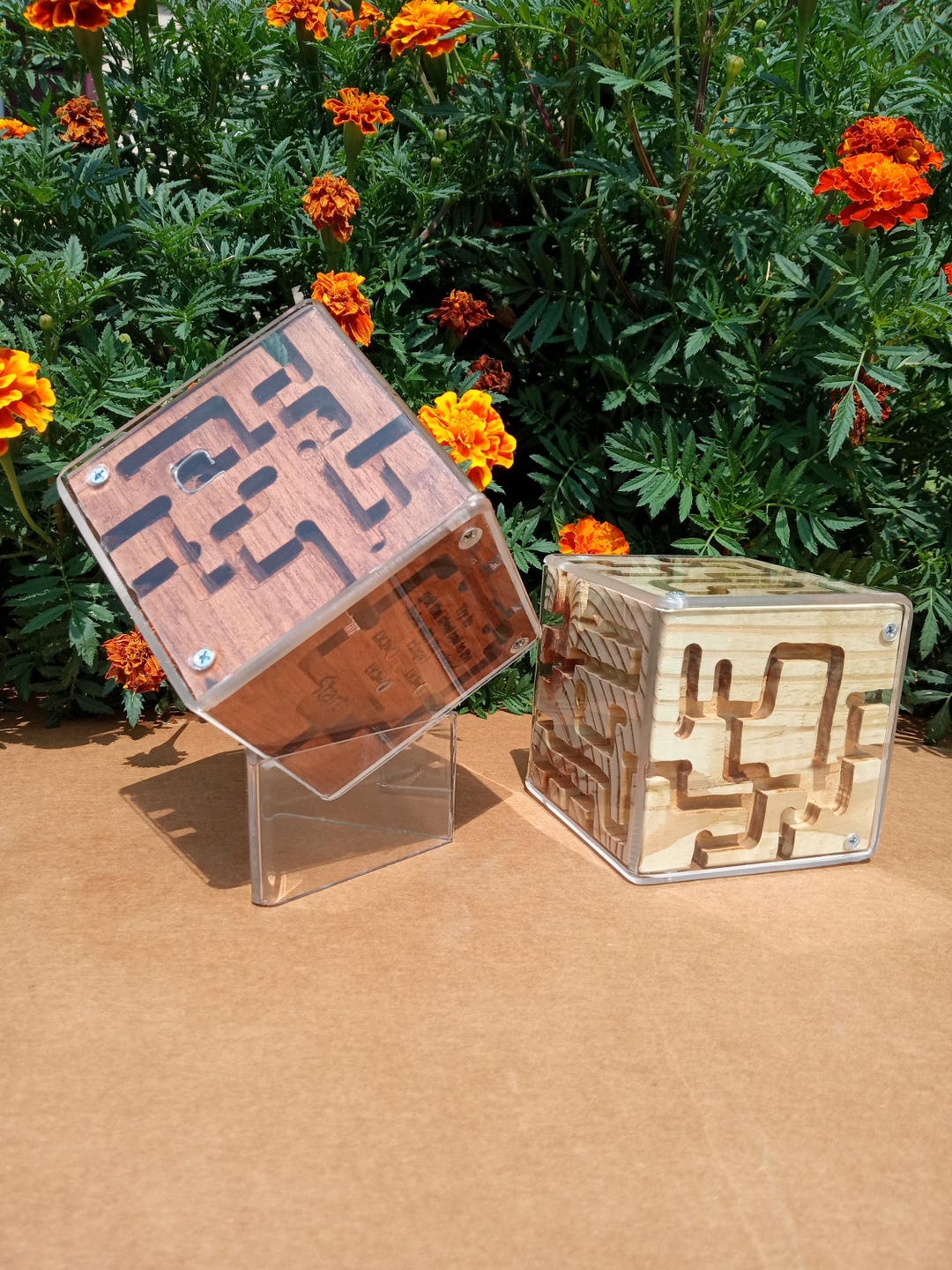 Hand Held Maze Cube - Puzzle Maze - Kid's Puzzle Game - Maze Gift ...
