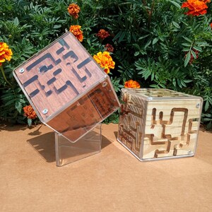 Hand Held Maze Cube - Puzzle Maze - Kid's Puzzle Game - Maze Gift ...