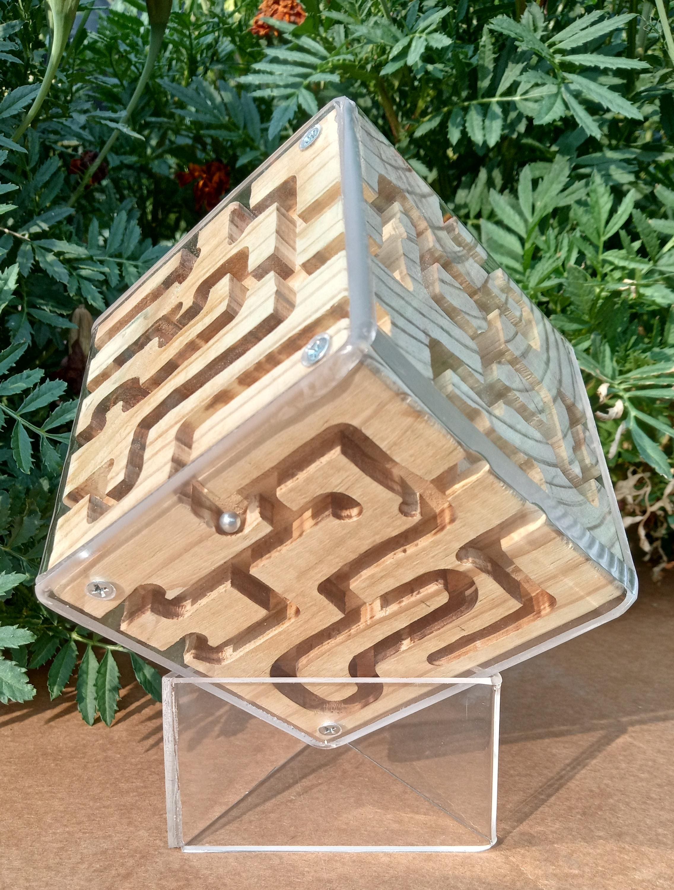 Hand Held Maze Cube - Puzzle Maze - Kid's Puzzle Game - Maze Gift ...