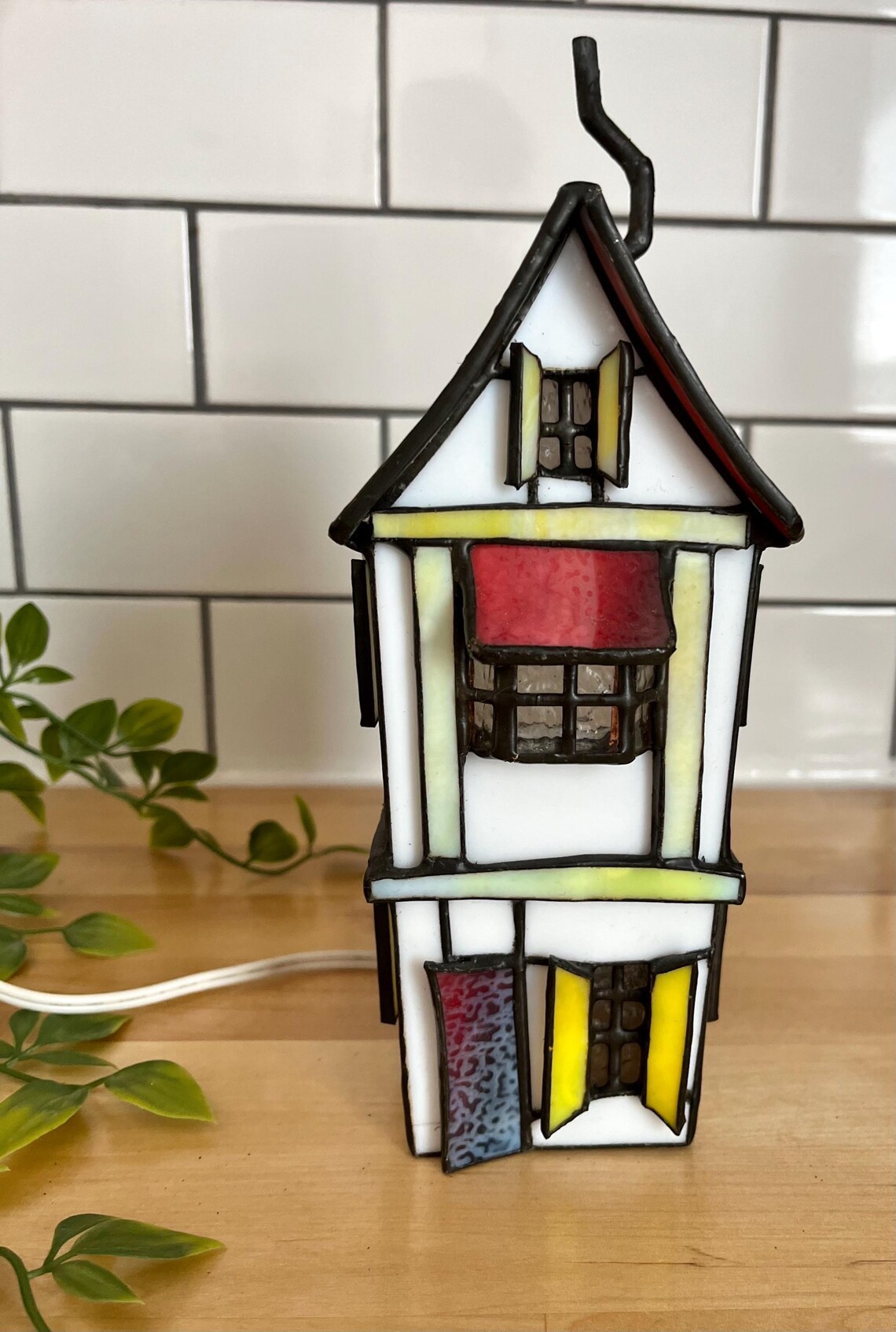 Stained Glass Light up BILL JOB Forma Vitrum the Raccoons House From ...