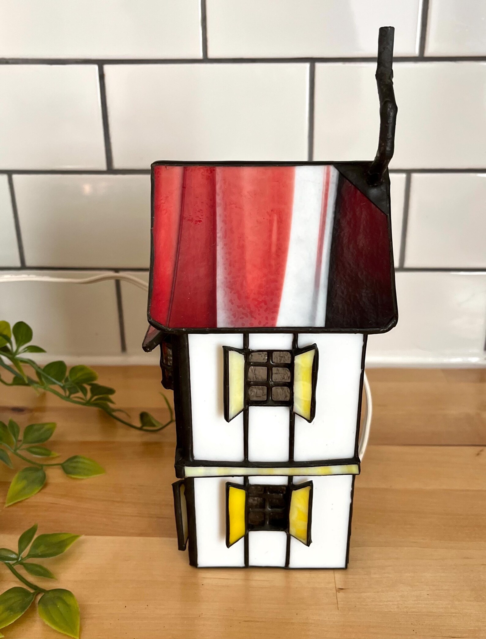 Stained Glass Light up BILL JOB Forma Vitrum the Raccoons House From ...