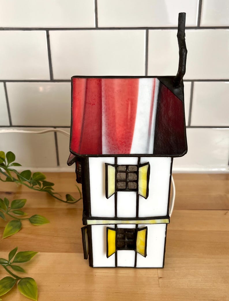Stained Glass Light up BILL JOB Forma Vitrum the Raccoons House From ...