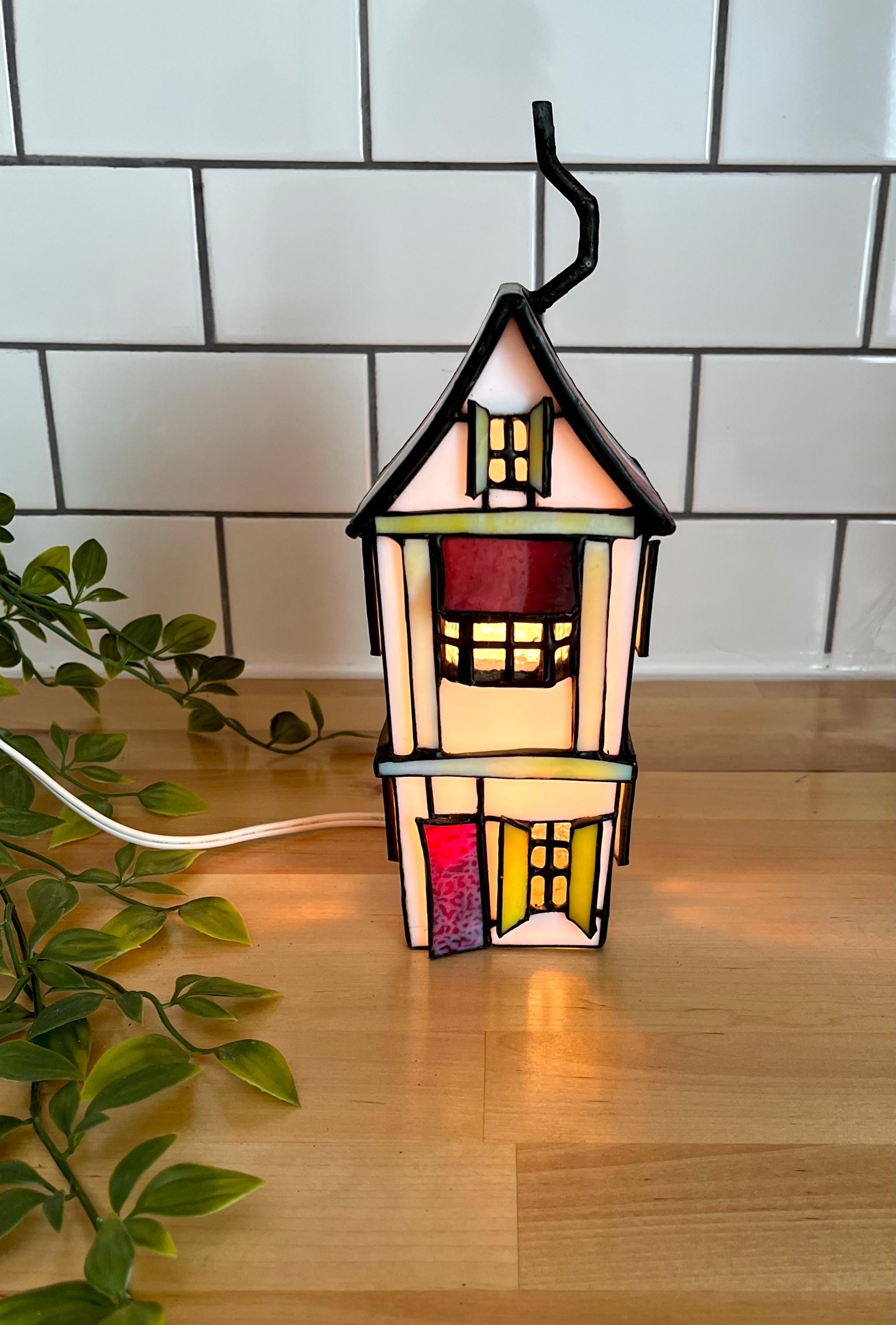Stained Glass Light up BILL JOB Forma Vitrum the Raccoons House From ...