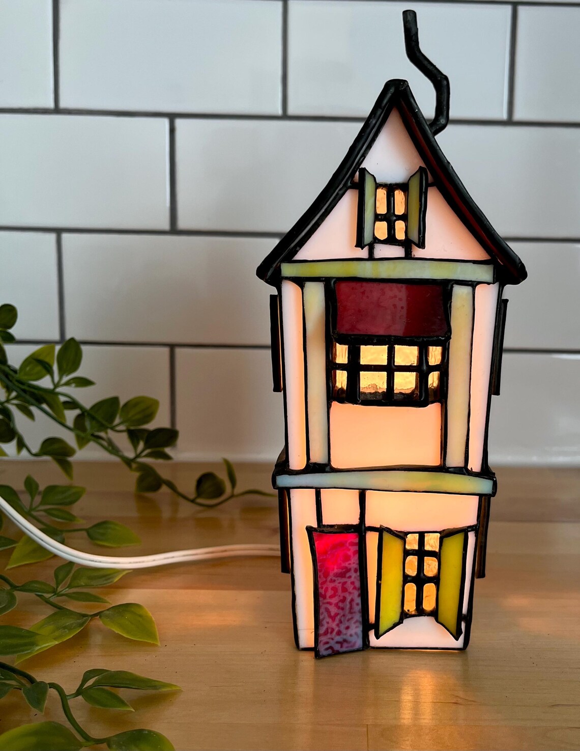 Stained Glass Light up BILL JOB Forma Vitrum the Raccoons House From ...