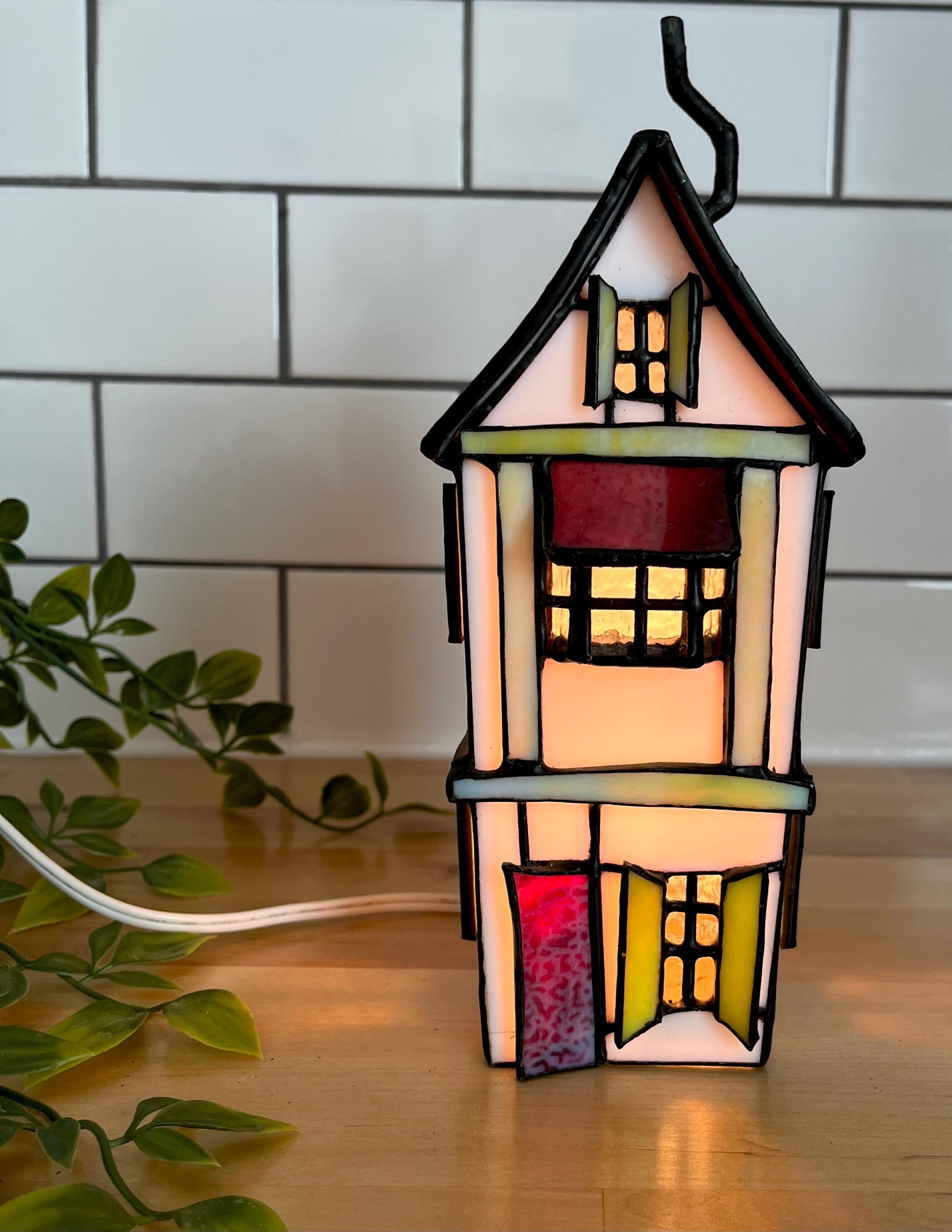 Stained Glass Light up BILL JOB Forma Vitrum the Raccoons House From ...