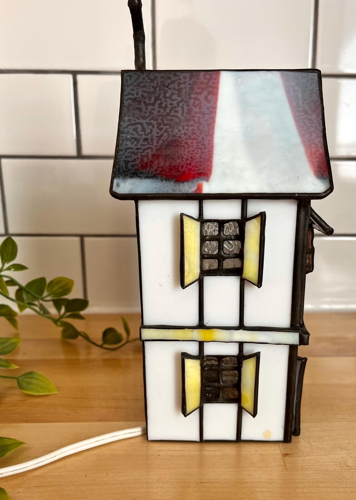 Stained Glass Light up BILL JOB Forma Vitrum the Raccoons House From ...