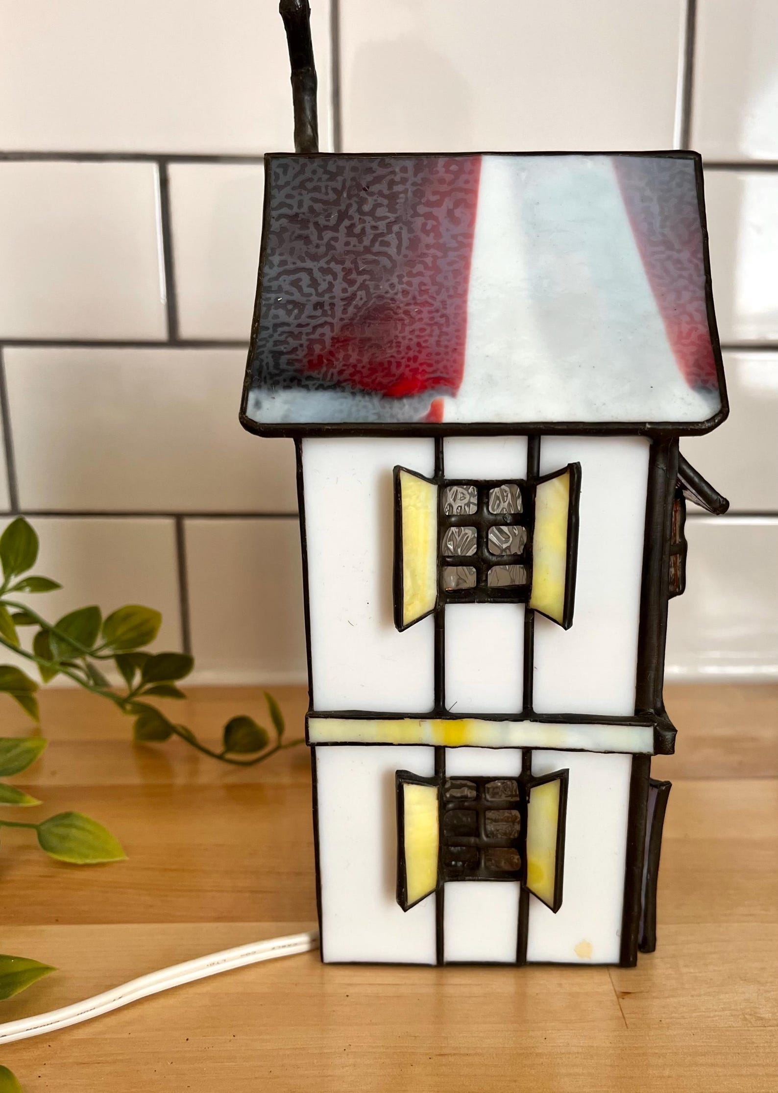 Stained Glass Light up BILL JOB Forma Vitrum the Raccoons House From ...