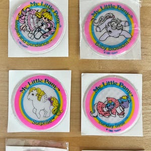 17 Vintage 1985 My Little Pony G1 Original Puffy Sticker Lot Rare - Etsy