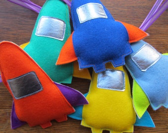 Felt Rocket - Etsy