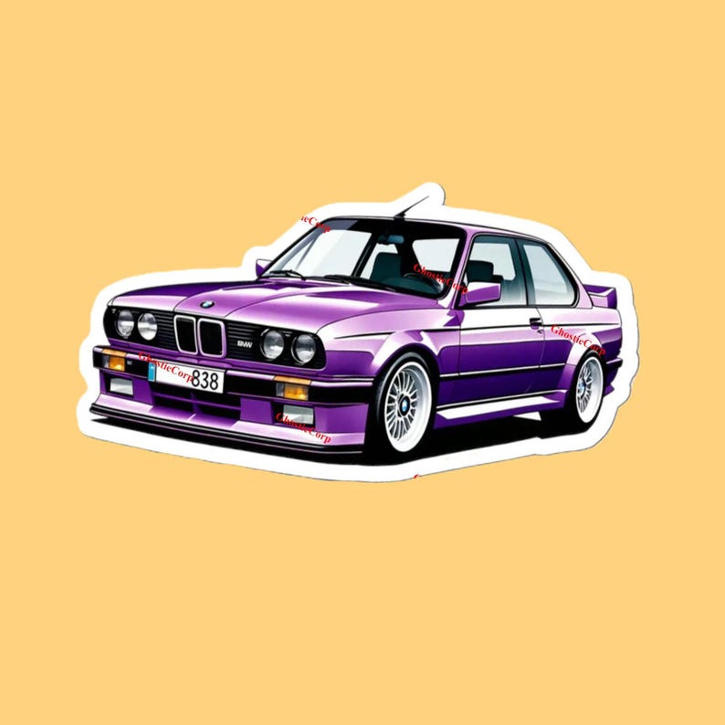 Bmw E30 M3 | Vinyl Sticker - Etsy