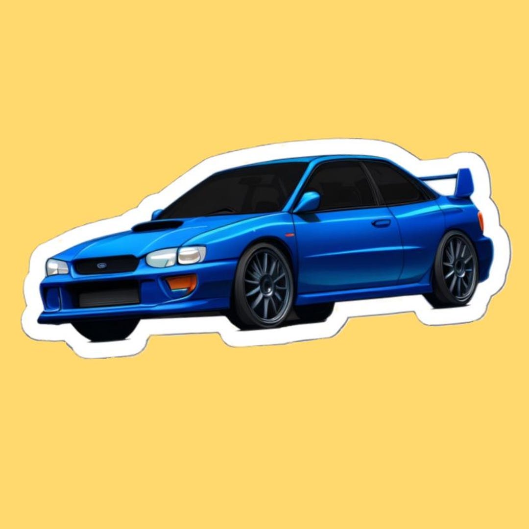 99 Subaru Wrx Sti | Vinyl Sticker - Etsy