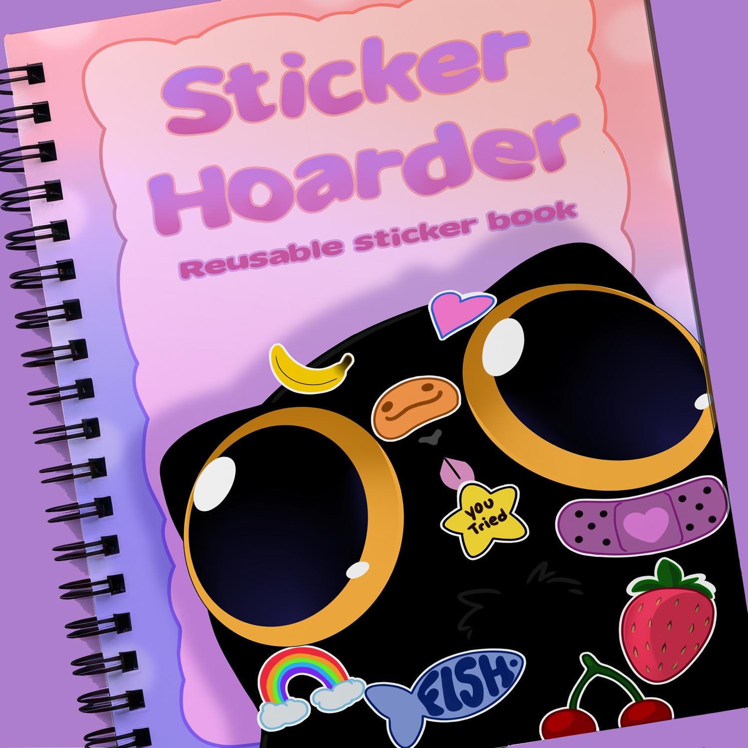 Reusable Sticker Book - Etsy