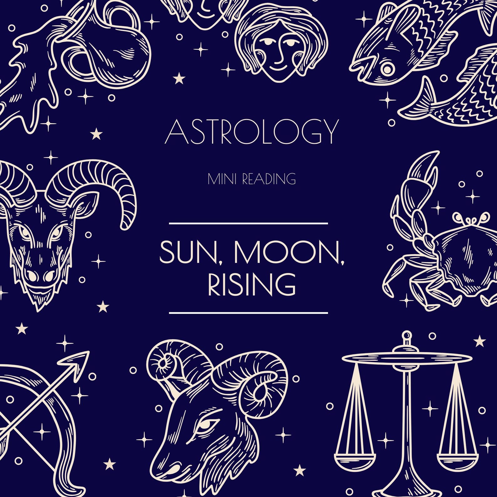 Sun, Moon & Rising Sign Reading | Personalized Mini Astrology Report ...