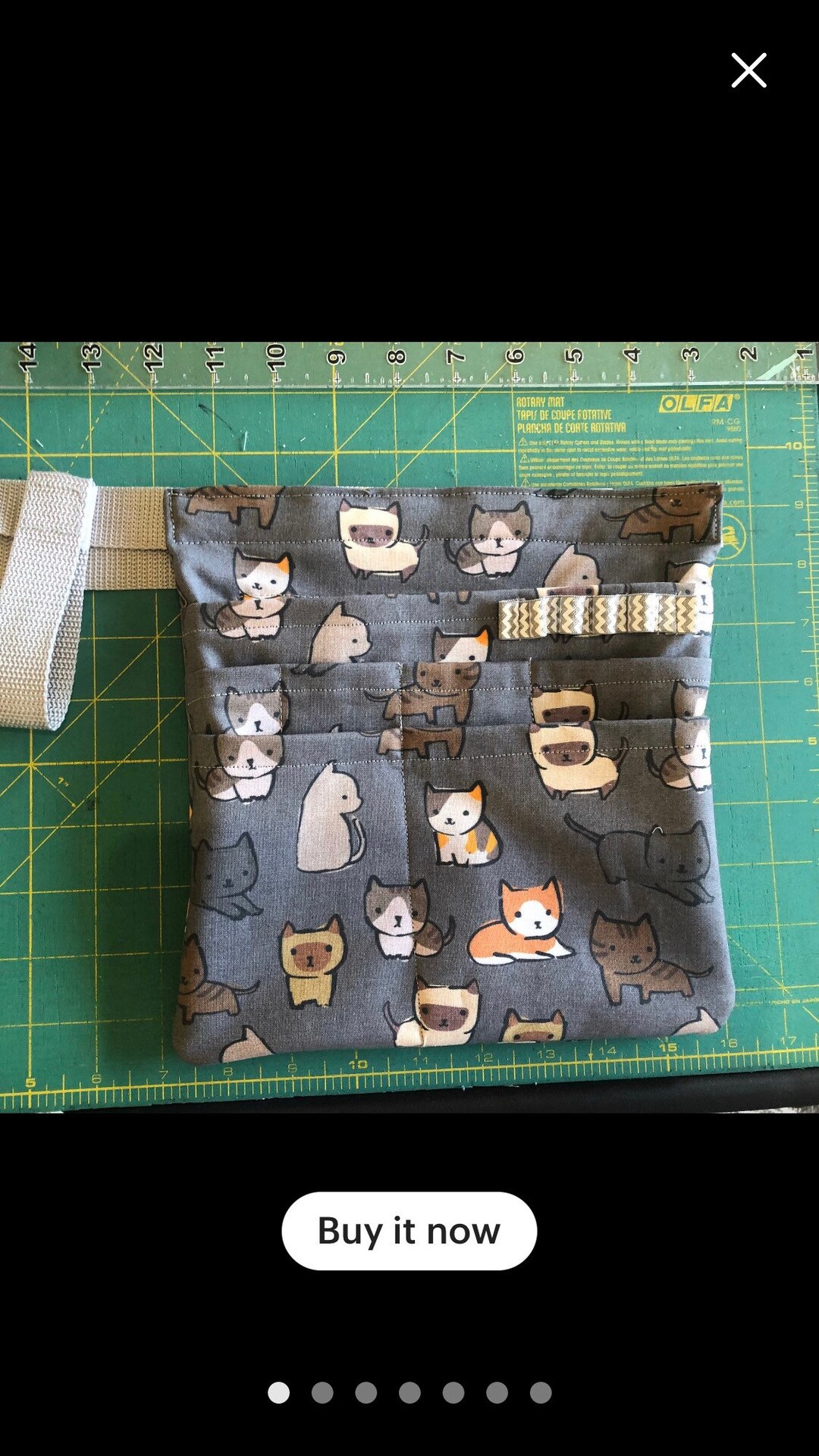 Mini Nurse Vet Tech Pocket Pouch With Belt, Cats Fabric - Etsy