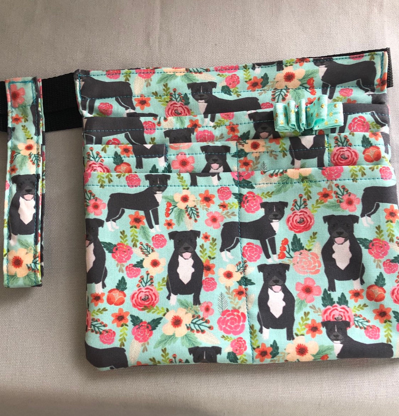 Belted RN Scrub Pocket With Zipper and Pockets Choose Your Pets Fabric ...