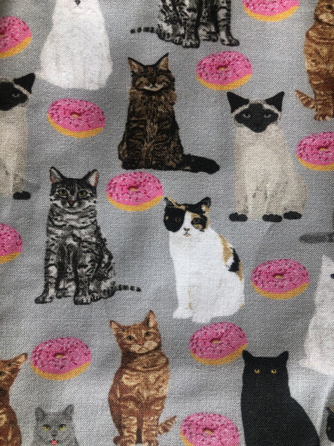 Cats and Donuts Fabric Utility Belt, Nurse Vet Tech Scrub Organizer - Etsy
