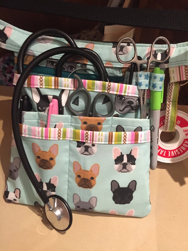 Belted RN Scrub Pocket With Zipper and Pockets in Choice of - Etsy