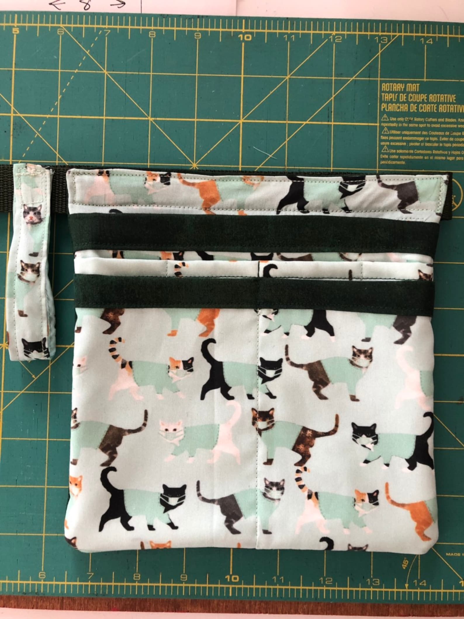 Mini Nurse Vet Tech Scrub Pocket Pouch With Belt Zipper and - Etsy