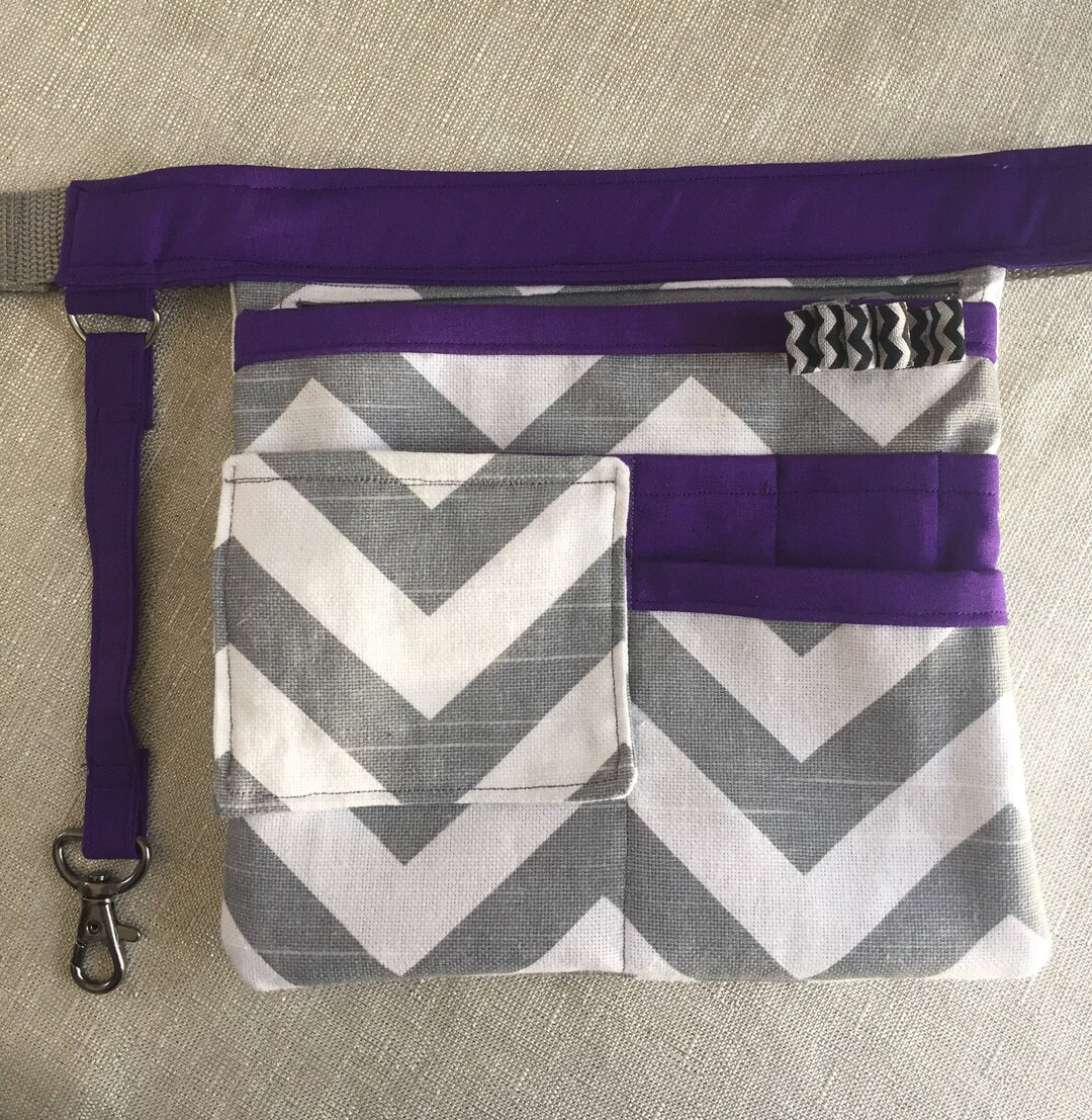 RN Scrub Pocket With Zipper and Swivel Clip - Etsy