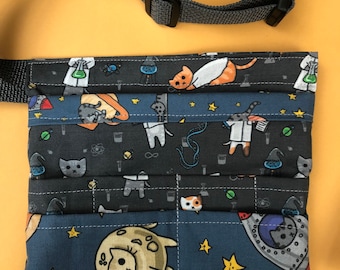 Mini Vet Tech RN Scrub Pocket Nurse Organizer Zipper Pouch Without Belt ...