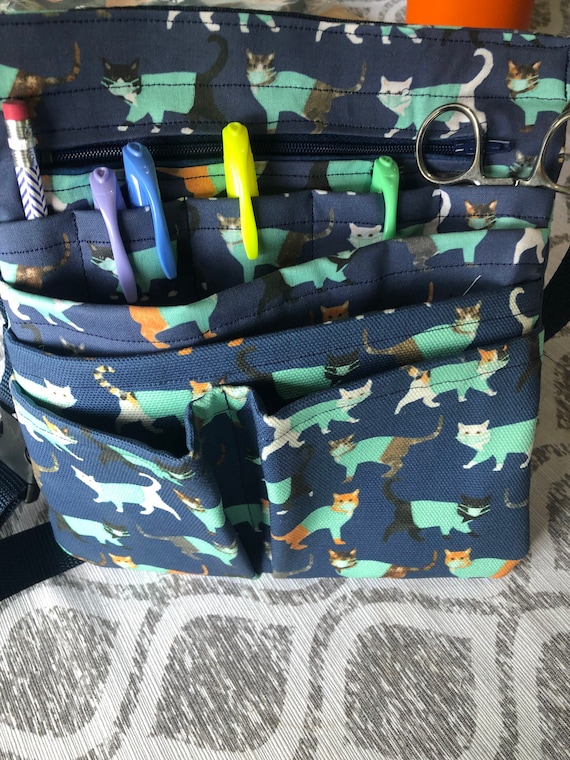 Deluxe Large Belted Nurse Vet Tech Scrub Pouch With Zippers - Etsy