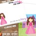 Princess Note Cards - Set of Personalized Note Cards - 4.25” X 5.5 ...