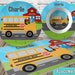Personalized School Bus Plate and Bowl Set - Personalized Plastic ...